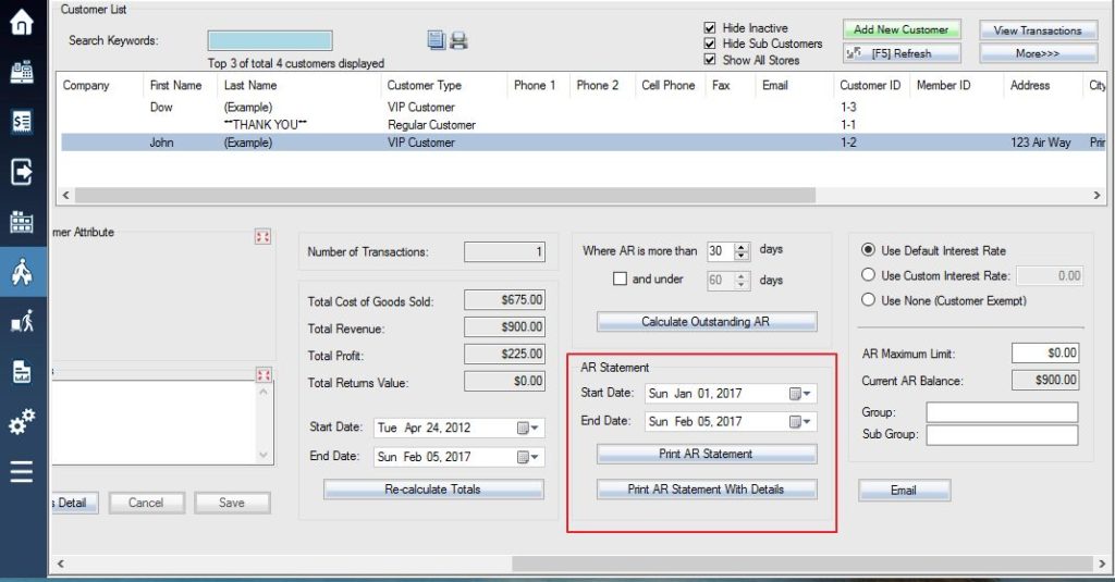 Displaying Customer A/R Balance - WooPOS Support