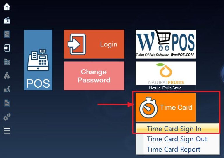 Signing In and Out of Time Cards - WooPOS Support
