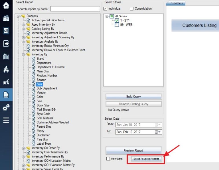 Setting Up Favorite Reports Buttons - WooPOS Support