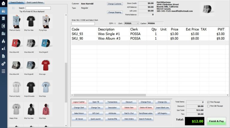 Accessing the POS Menu - WooPOS Support