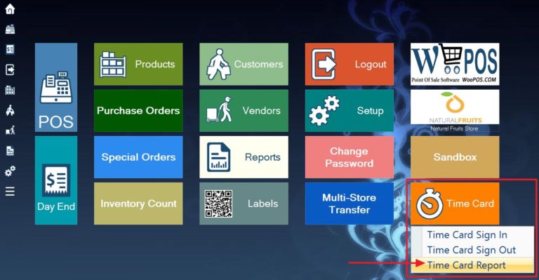 Editing an Employee Time Card - WooPOS Support