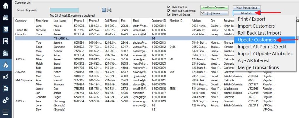 Mass Updating Customers from a List - WooPOS Support