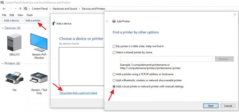 windows-10-add-generic-text-only-printer - WooPOS Support