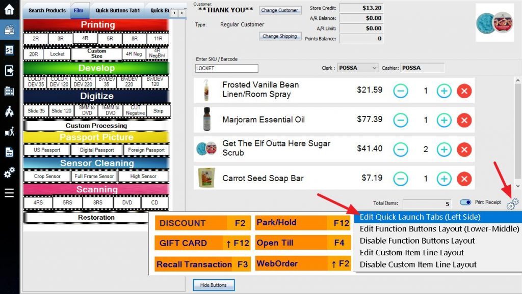 Creating Quick Launch Buttons - WooPOS Support