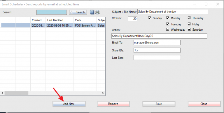 Sending Favorite Reports By Email At Scheduled Time - WooPOS Support